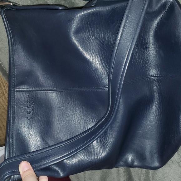 Coach | Bags | Coach Royal Dark Sea Blue Bucket Purse | Poshmark